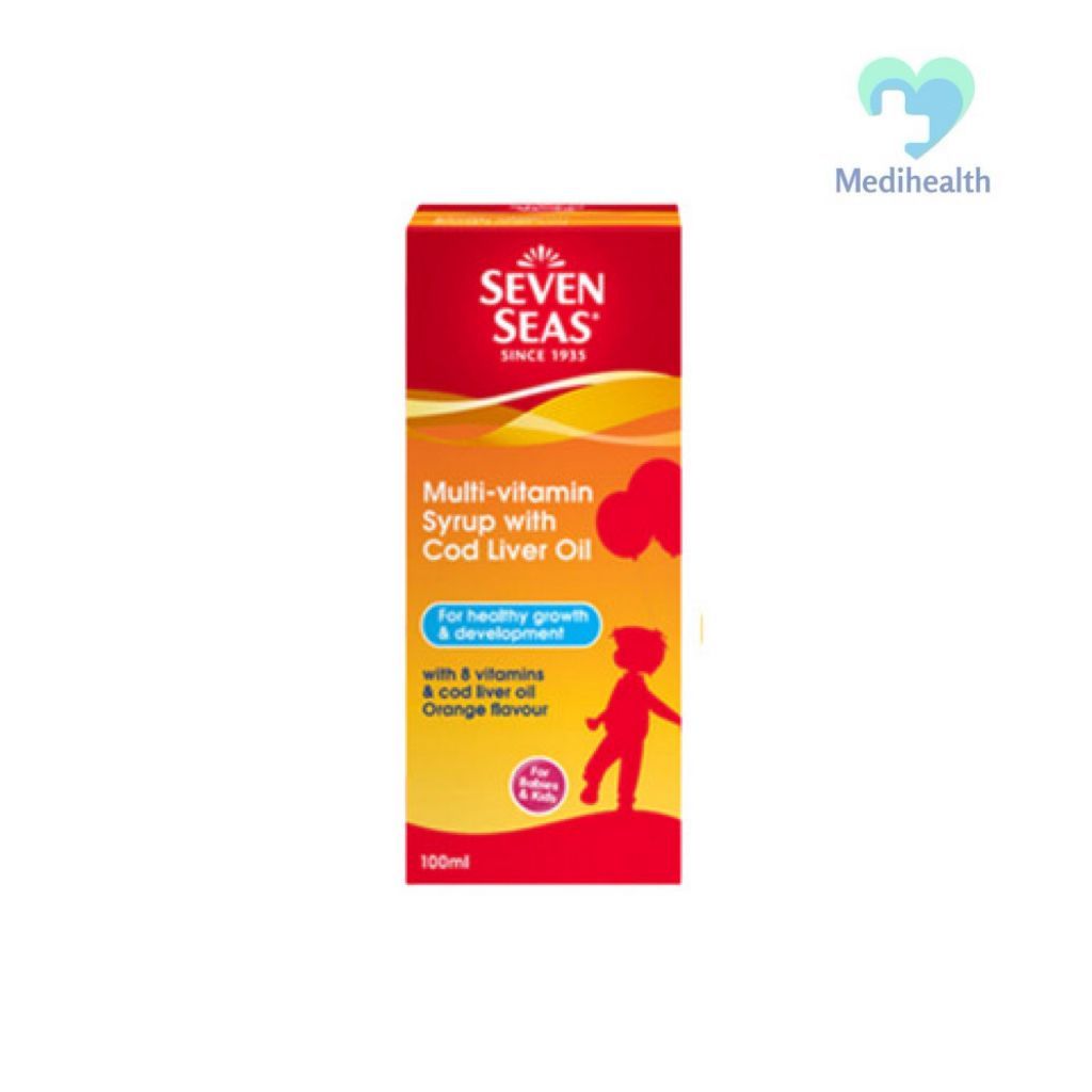 [EXP:4/26]Seven Seas Kids Multivitamin Syrup with Live Oil 100 ml ...