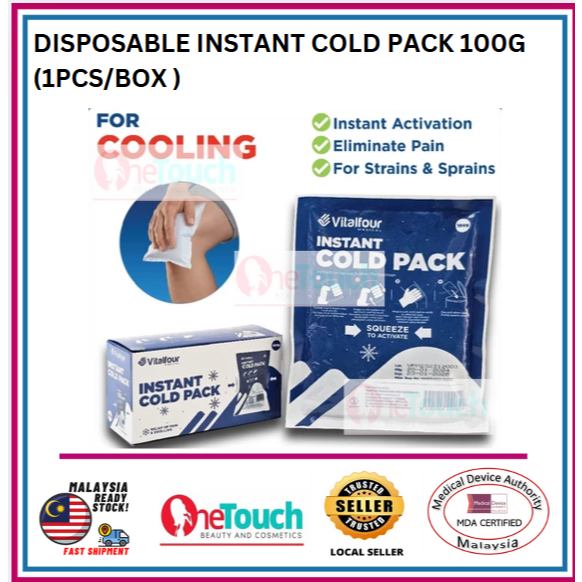 Disposable Instant Cold Pack 100g (1pcs/box ) | Shopee Philippines
