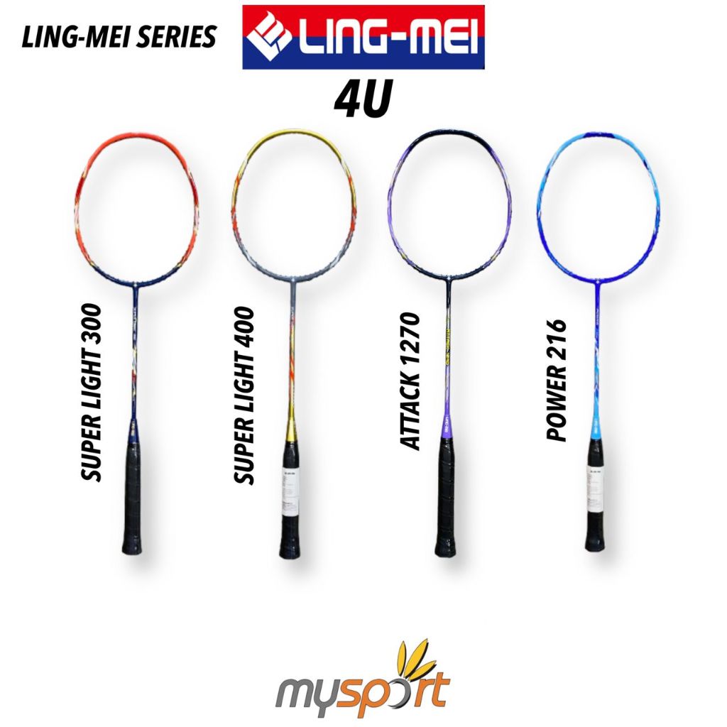 LING-MEI RACKET SERIES MAX TENSION 30 LBS ( SIAP PASANG TALI LING-MEI ...