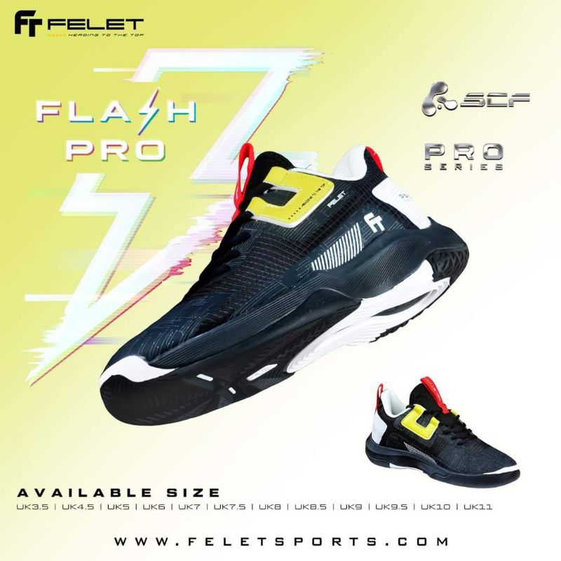 FELET FLASH PRO BADMINTON SHOES | Shopee Philippines