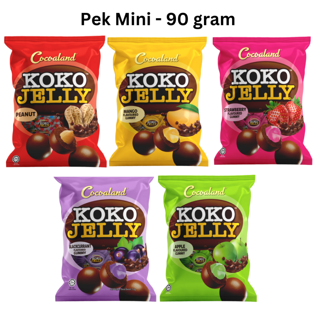 COCOALAND Koko Jelly - Mango Strawberry Peanut Blackcurrant Apple Gummy ...