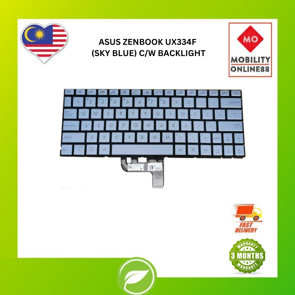 Asus Zenbook UX334F Backlight Laptop Keyboard | Shopee Philippines