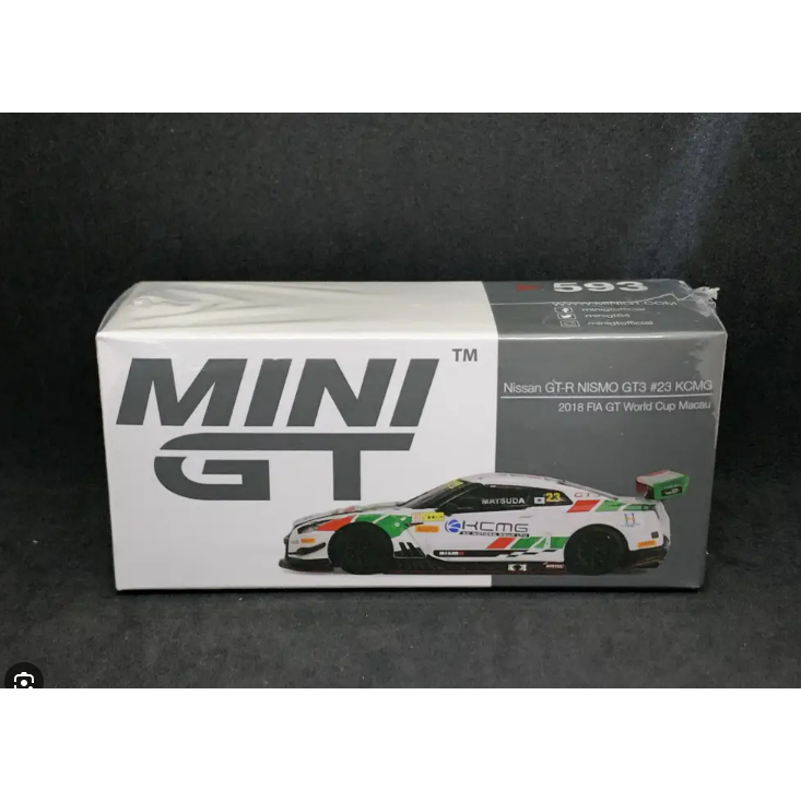 Mini GT 593 Nissan GT-R NISMO GT3 23 KCMG 2018 FIA GT World Cup 1/64 ...