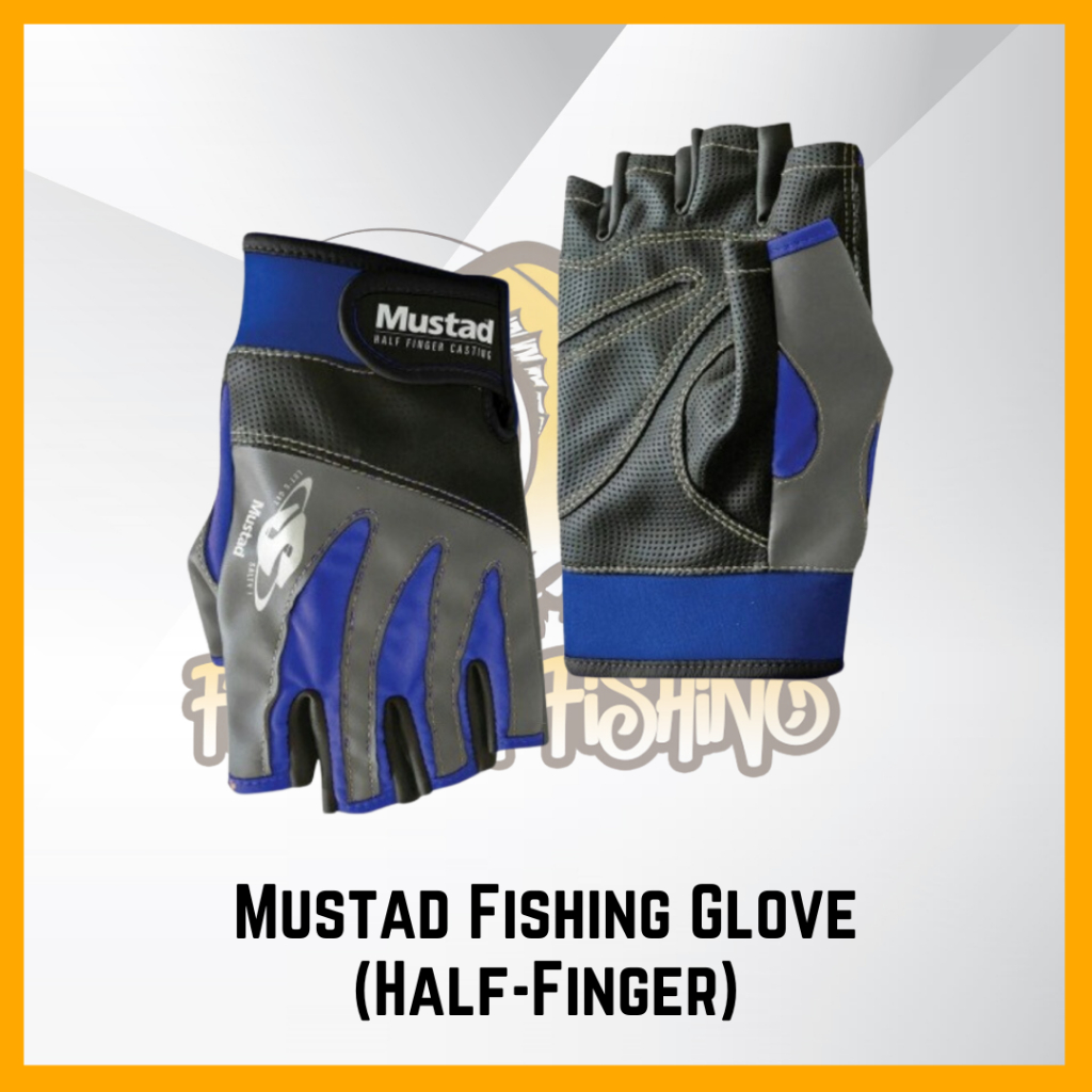 MUSTAD FISHING CASTING GLOVES (HALF-FINGER) | Shopee Philippines