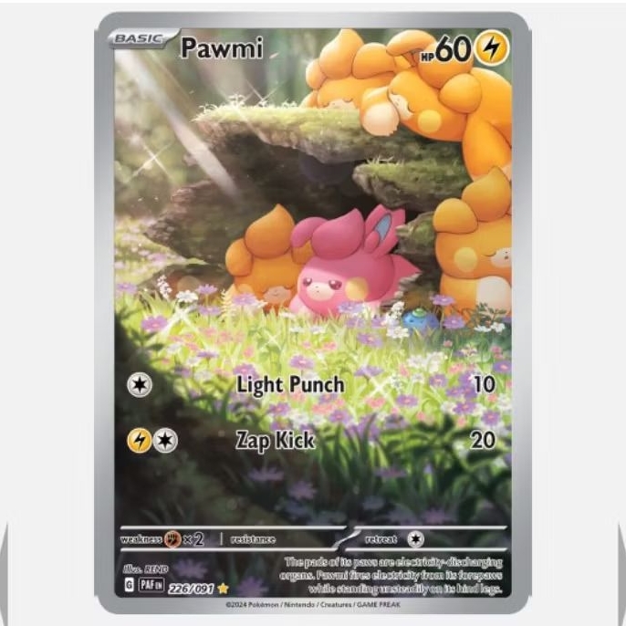 Pokemon TCG Card [ Pawmi 226/091] English | Shopee Philippines