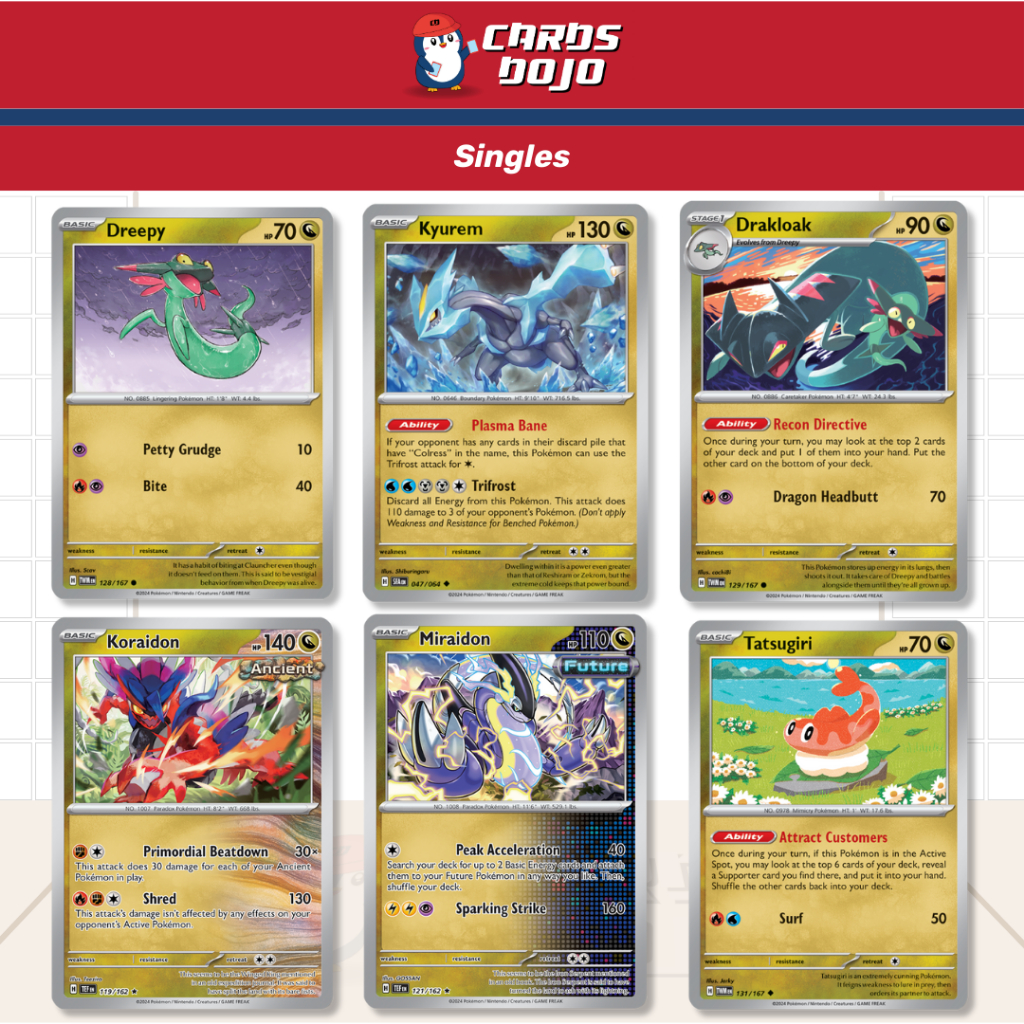 Dragon Pokemon Playable Singles TCG English Version - Kyurem Dreepy ...