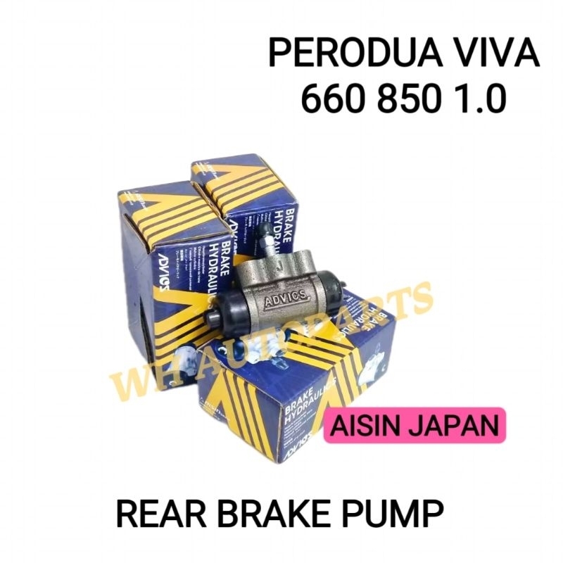 REAR BRAKE PUMP WHEEL CYLINDER (ADVICS AISIN JAPAN) PERODUA VIVA 660 ...