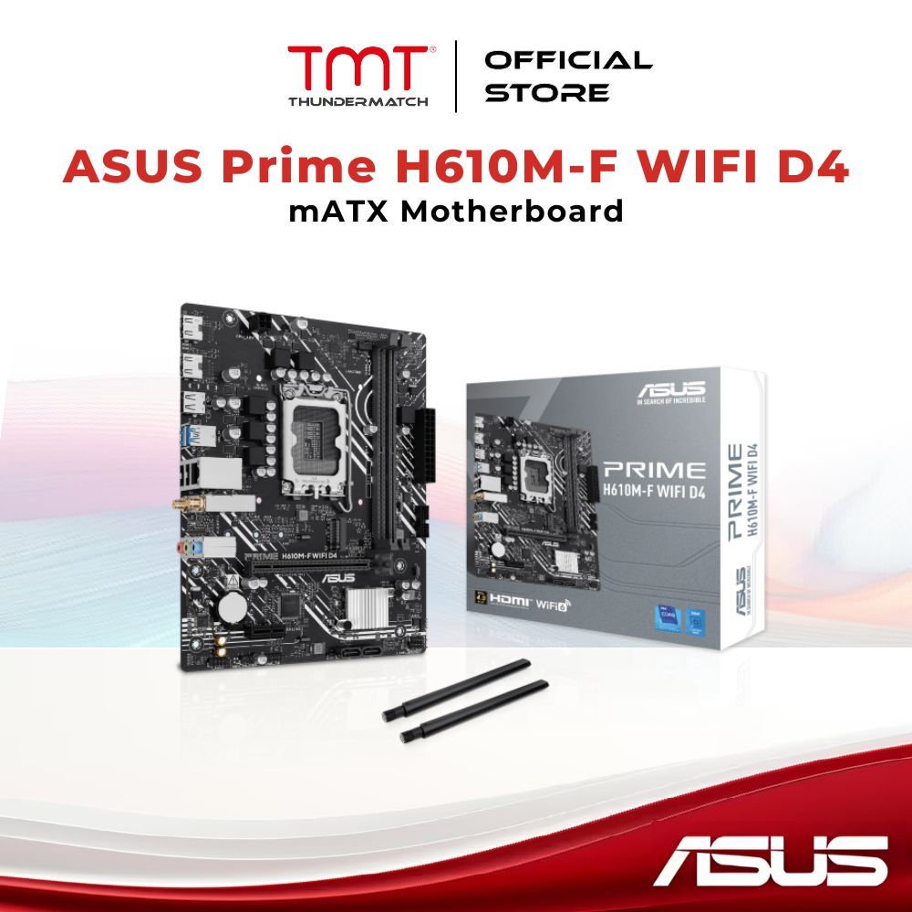 ASUS Prime H610M-F WIFI D4 mATX Motherboard | Shopee Philippines