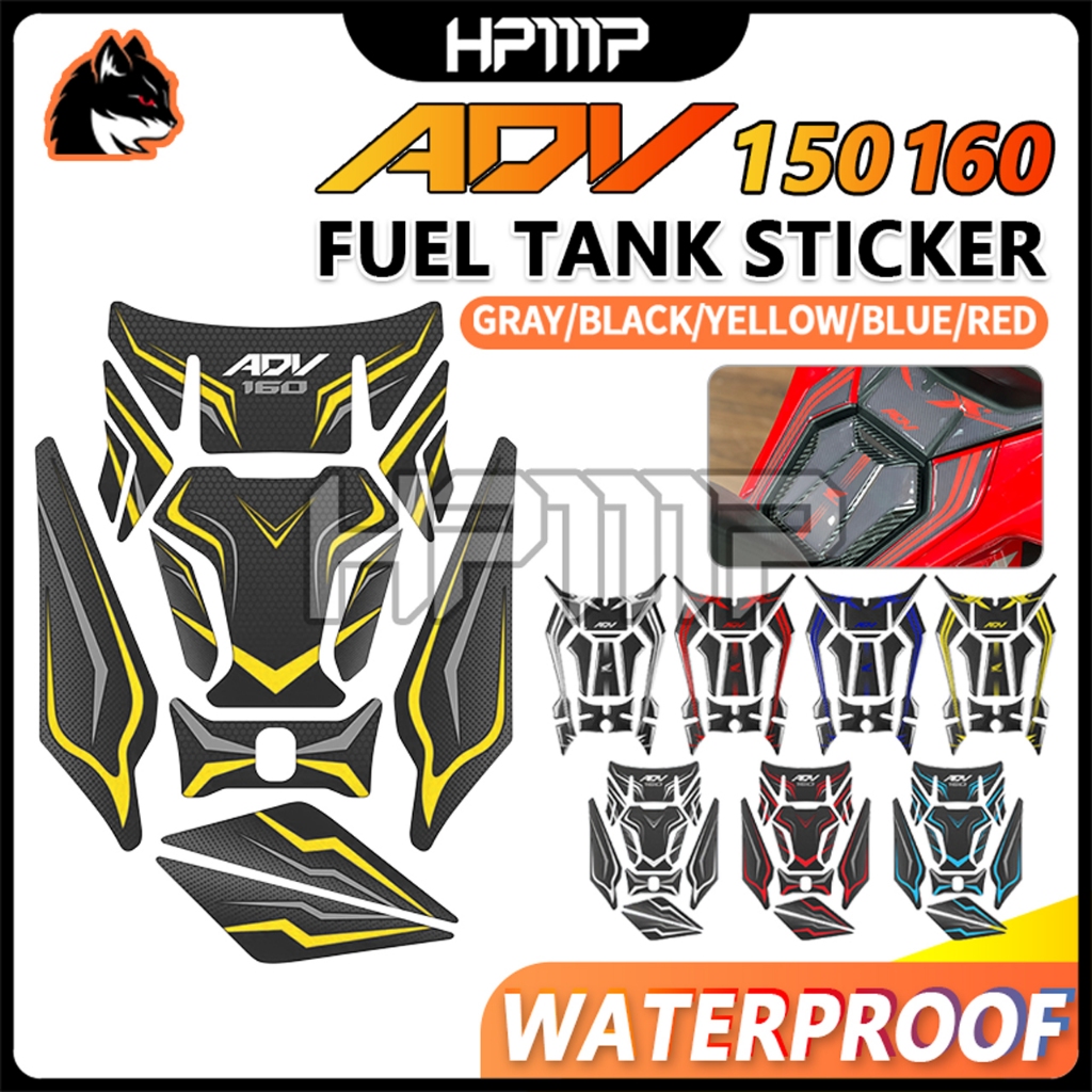 Honda ADV150 ADV160 ADV 3D Carbon Sticker Body Stickers Tank Pad Set ...