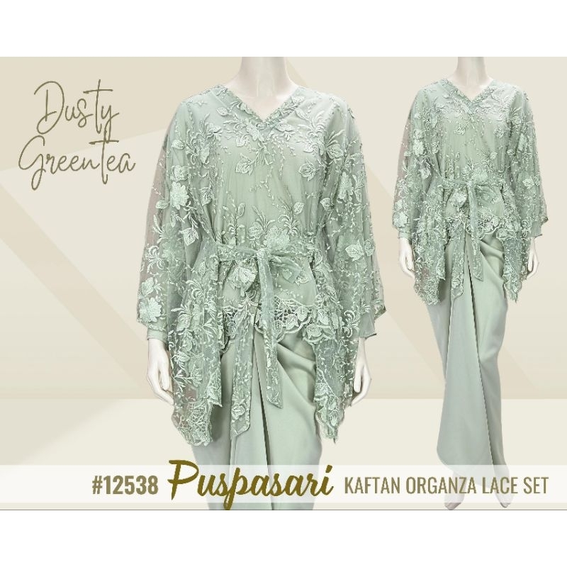 ONE SET PUSPASARI KURUNG LACE RAYA 2025 ️SET KAFTAN LACE ️KURUNG MODERN ...