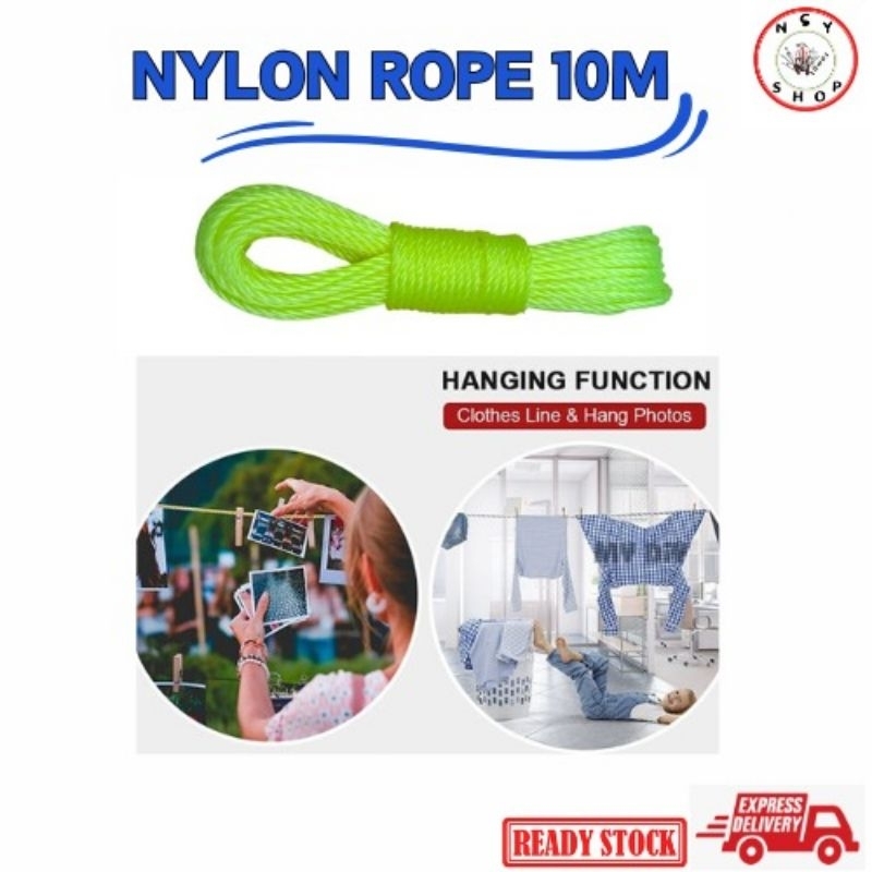 Nylon Clothes Hanger Rope/Nylon Rope/Tali Jemuran/Drying Line/Tali ...