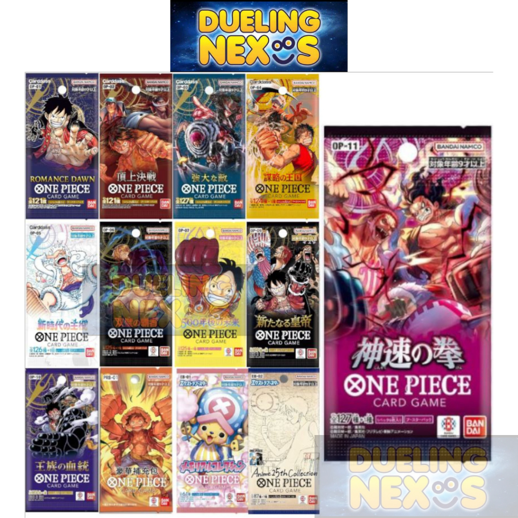 One Piece Card Game TCG - Booster Pack / OP01 02 03 04 05 06 07 08 09 ...