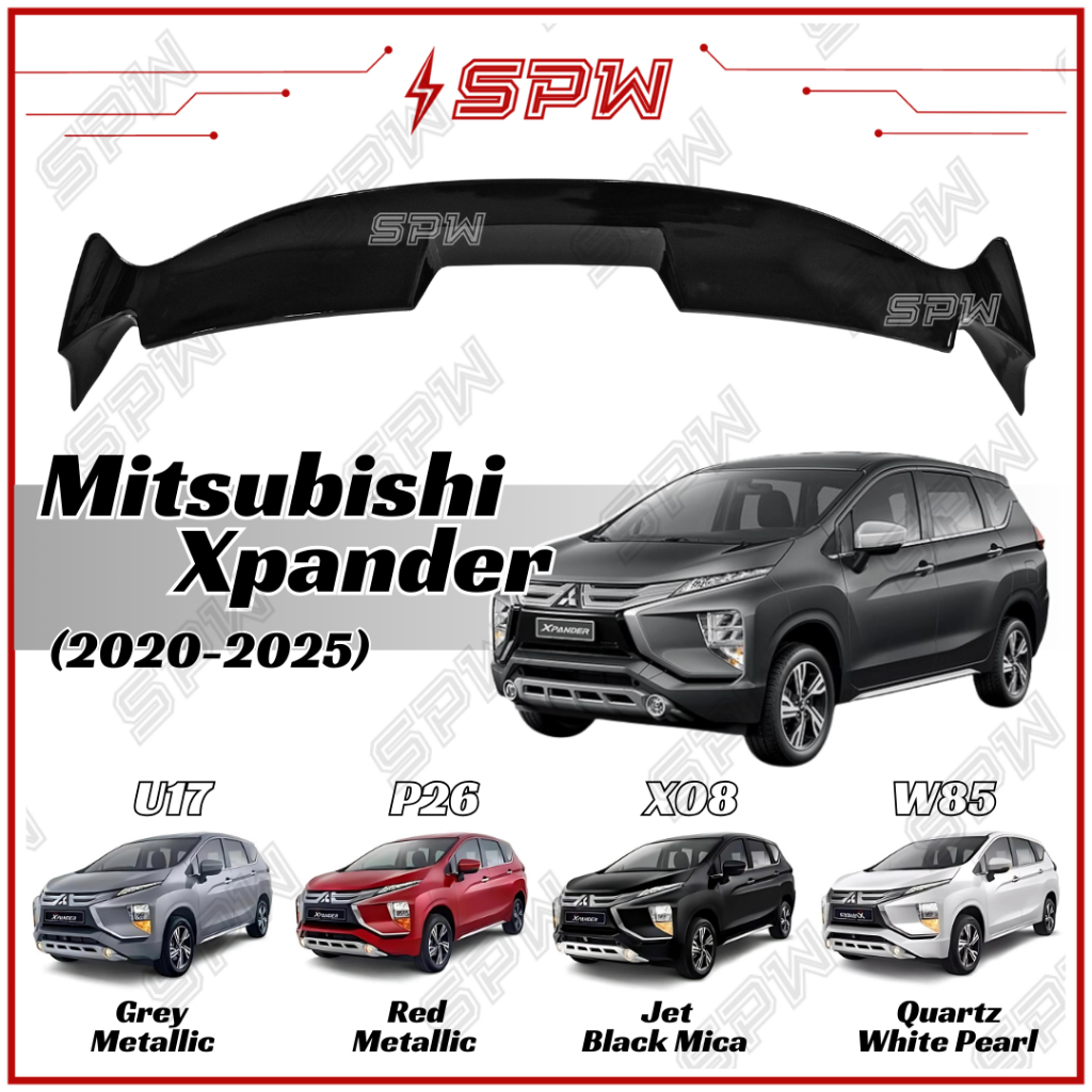 Mitsubishi Xpander (2018-2024) V5 Spoiler Rear Spoiler Lip Wing Top ...