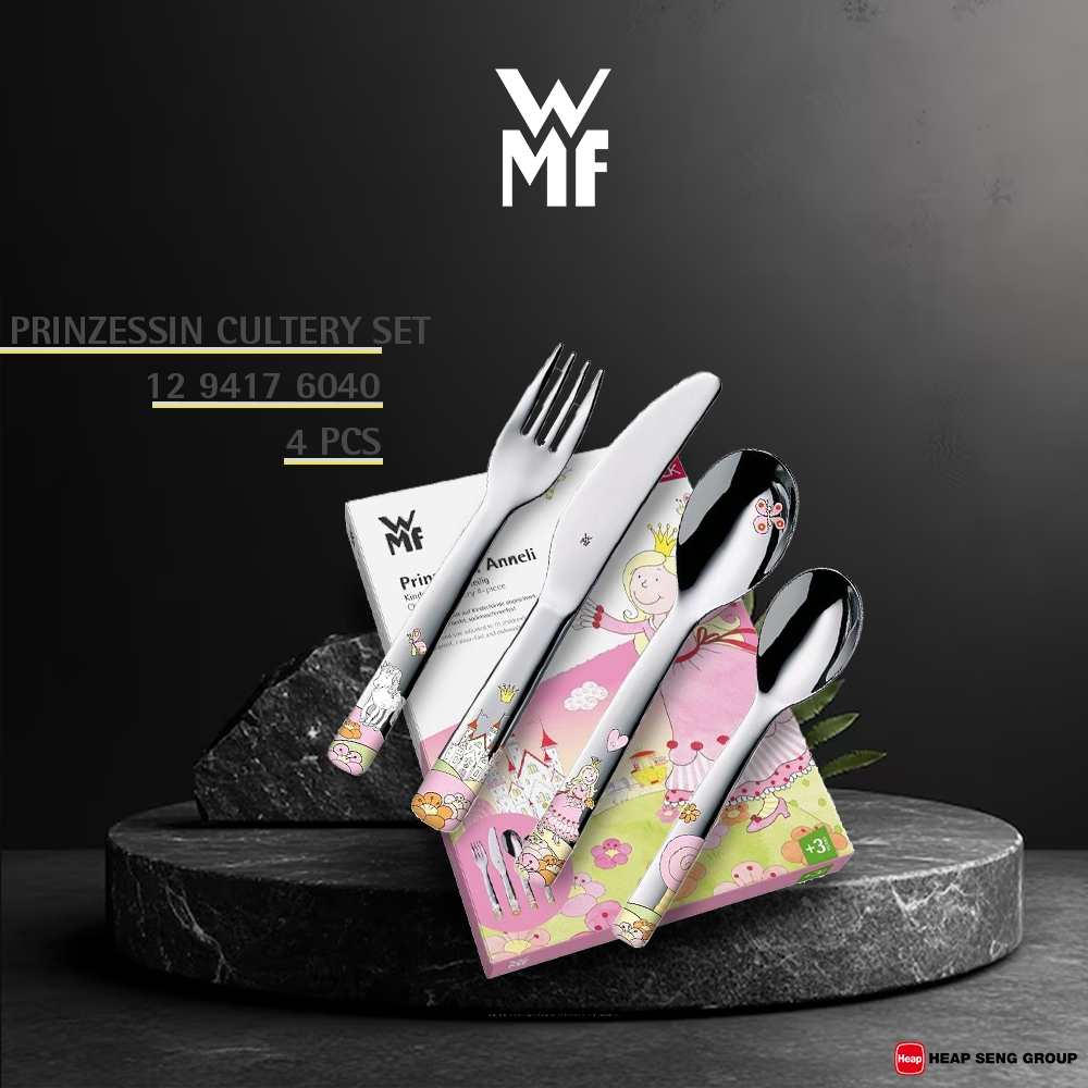 WMF Kids 3+ Steinbeck Pinzessin Anneli Cutlery Set - (4 Pieces) [Model ...