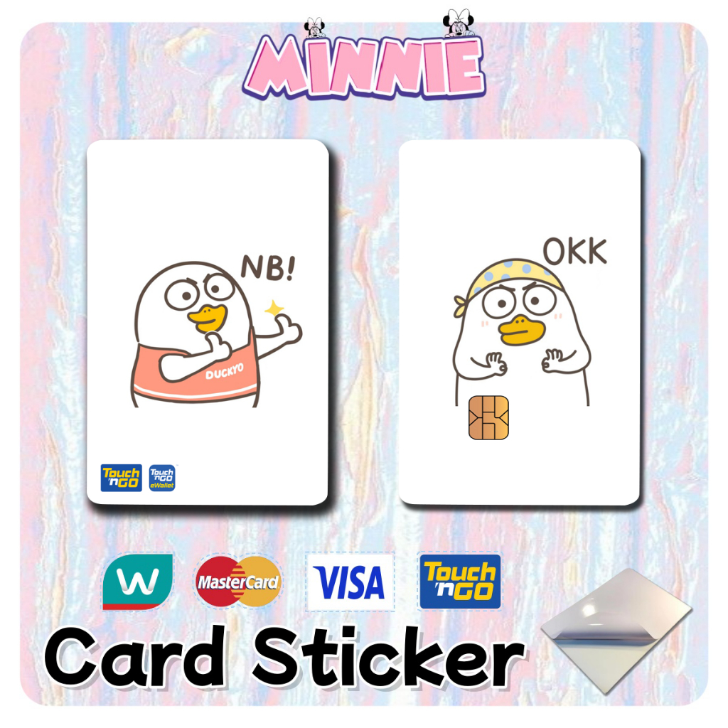 [ Duckyo Friends 小刘鸭 ] Touch n Go Card Sticker TNG NFC Card/Watsons ...