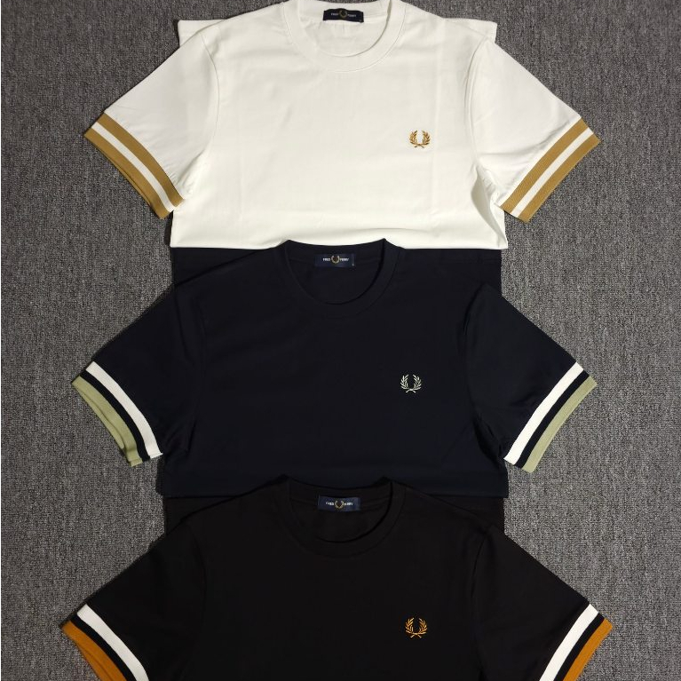 Fred Perry's men T shirt casual round neck short sleeve embroidered ...