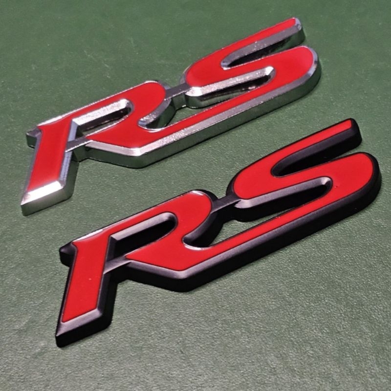 Alloy Metal RS Emblem Logo Sticker HONDA RS | Shopee Philippines