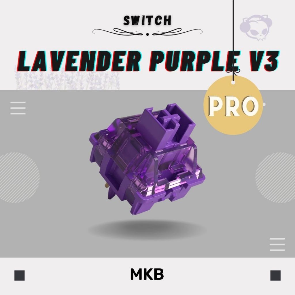 Akko Lavender Purple V3 Pro Tactile Switch For Mechanical Keyboards ...