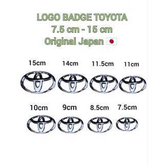 Emblem Logo Toyota Alphard Vellfire Estima Wish Vios Altis 7.5cm - 15cm ...