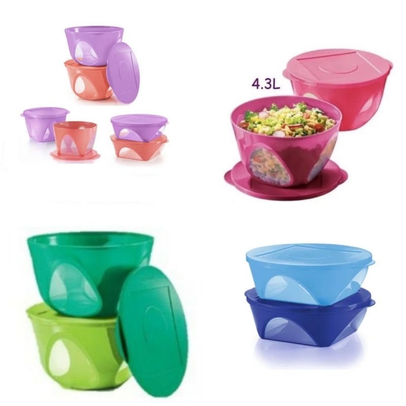 Tupperware Outdoor Dining Bowl 1.5L / 2.5L / 4.3L | Shopee Philippines