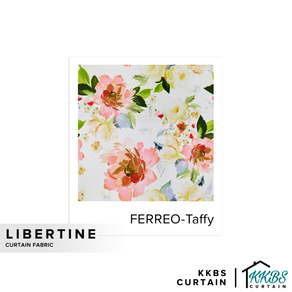 KKBS CURTAIN Libertine-Ferreo 126'' Kain Langsir Potong Meter ...
