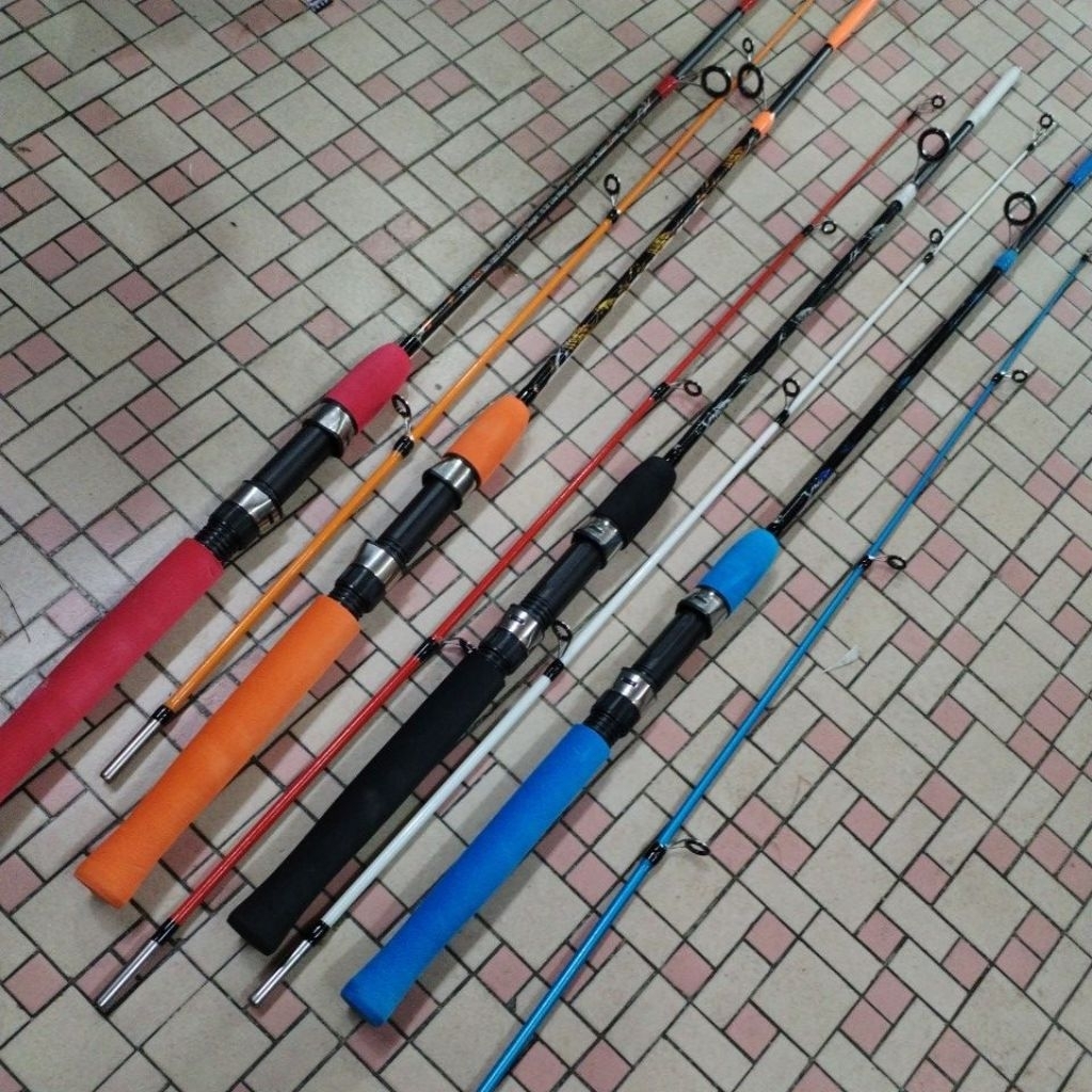 Shikari Sakana Solid Fibreglass Rod 5 Kaki | Shopee Philippines