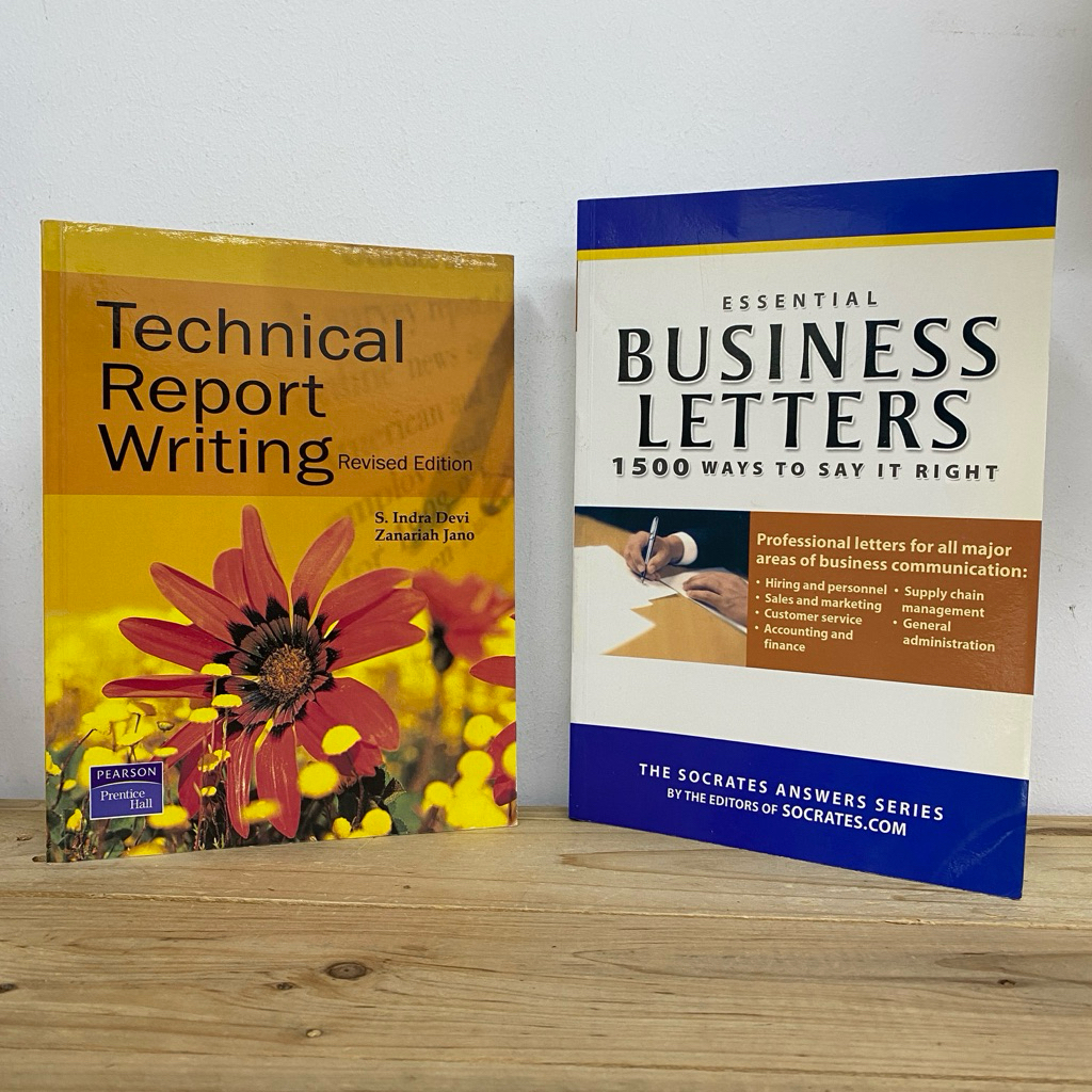 Business Letters and Technical Report Writing Books Preloved) | Shopee ...