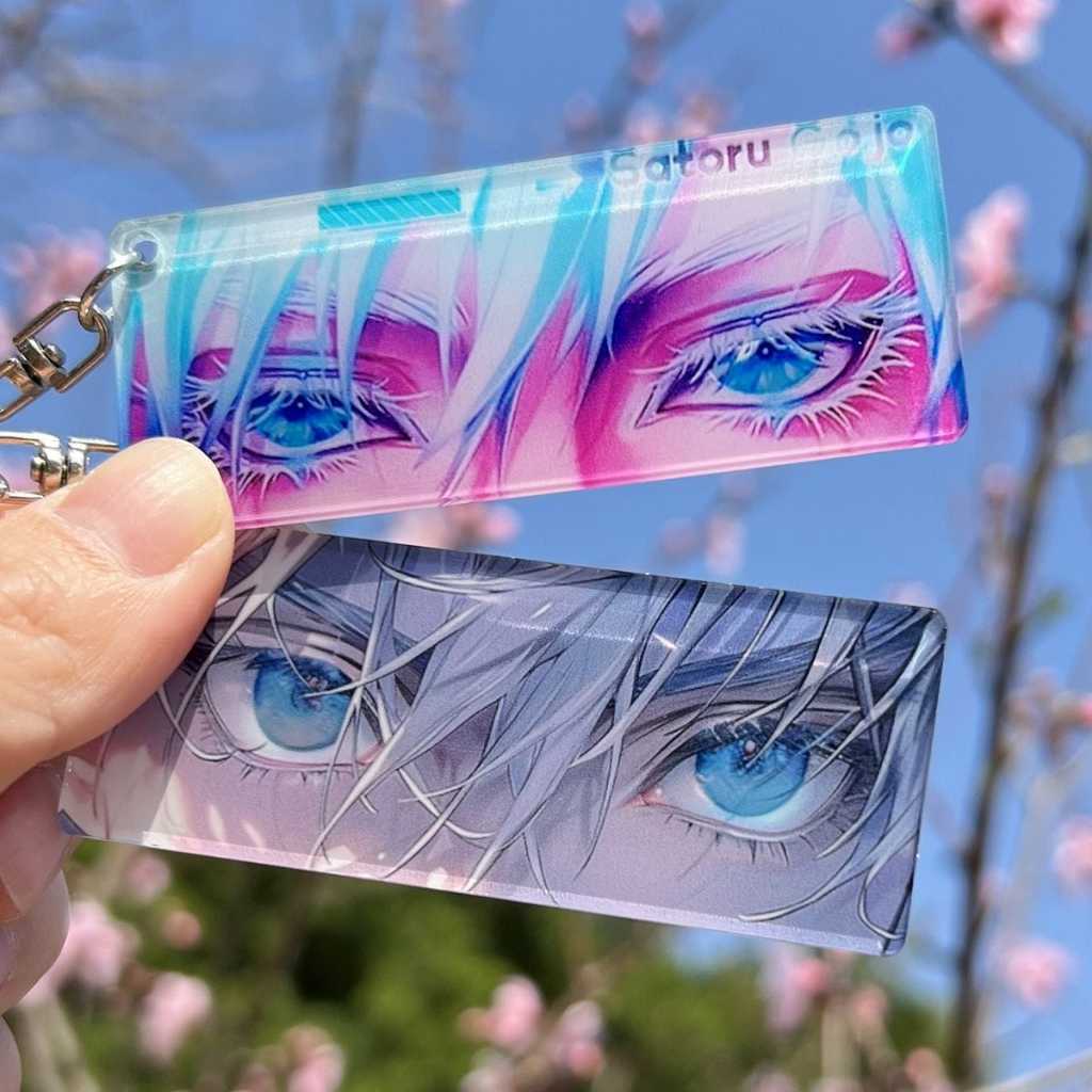 Jujutsu Kaisen Gojo Satoru Anime Laser Glowing Eye Design Acrylic ...