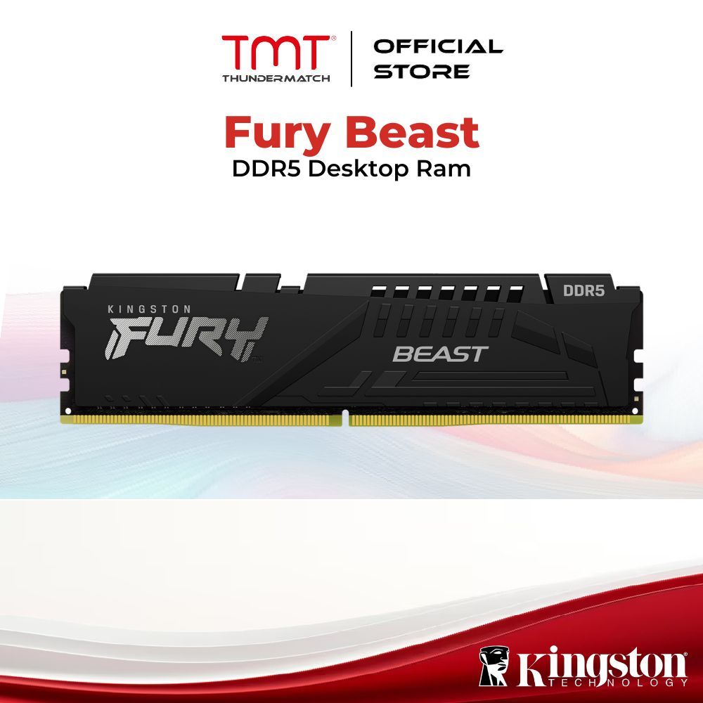 Kingston Fury Beast DDR5 Desktop RAM (8GB/16GB) 5200MT/s 5600MT/s | Shopee Philippines