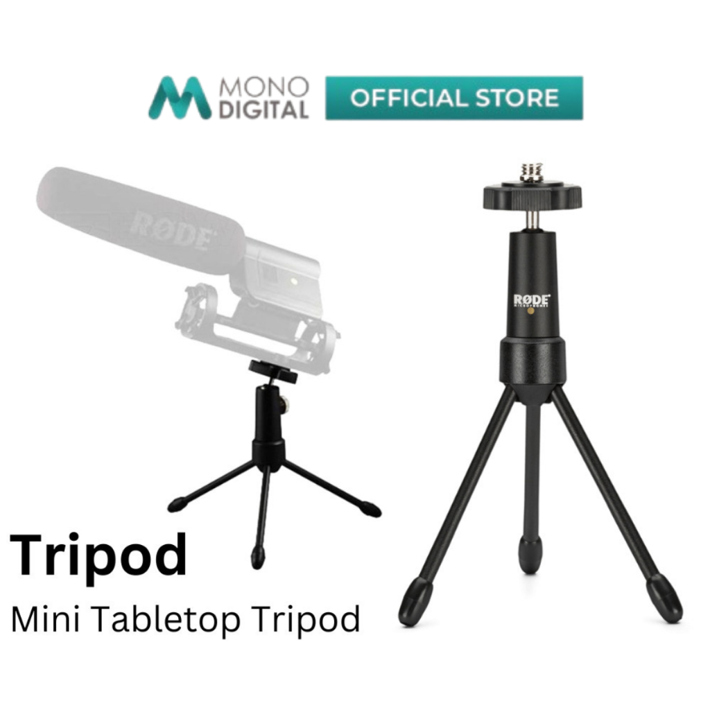 RODE TRIPOD MINI TRIPOD STAND FOR MOUNTING LIGHTWEIGHT MICROPHONES ...