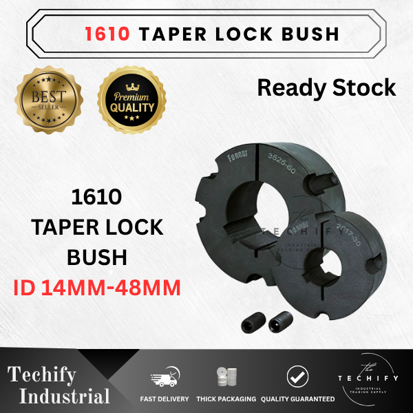 1610 ( 14mm - 48mm ) Taper Lock Bush SPZ SPA SPB SPC V Belt Pulley ( 1 ...
