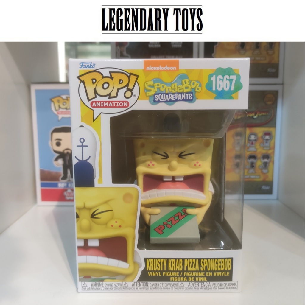 Funko Pop! Animation 1667 SpongeBob SquarePants Krusty Krab Pizza ...
