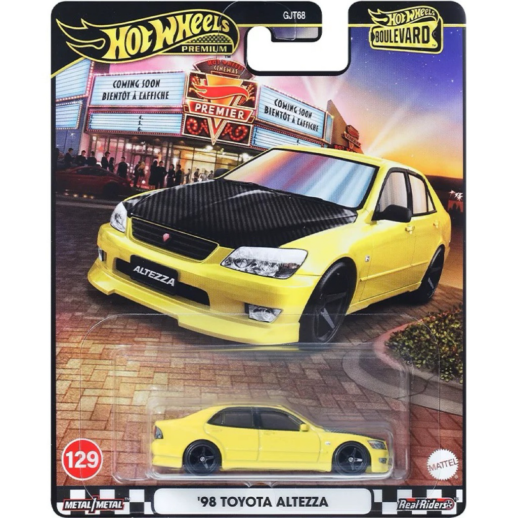 Hotwheels Premium Boulevard - Toyota Altezza (Yellow / Carbon Hood ...