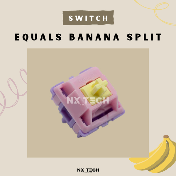 Equals Banana Split 5 pin Linear Switch for mechanical keyboard ...