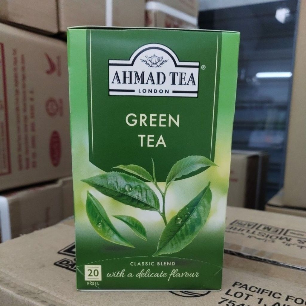 Ahmad Tea Green Tea -40g (20sac) | Shopee Philippines