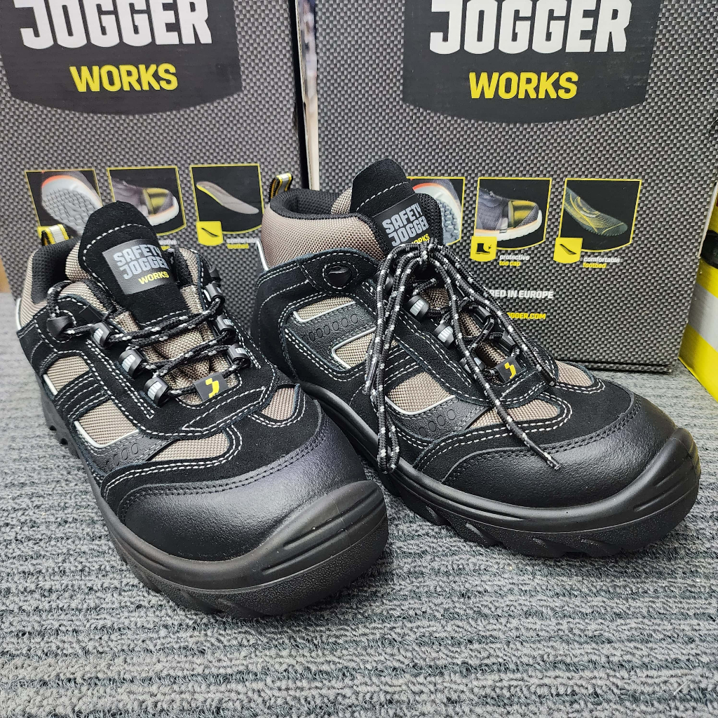 Safety Jogger Jumper Climber Low Mid Cut Lace Sirim Dosh Black Metal ...