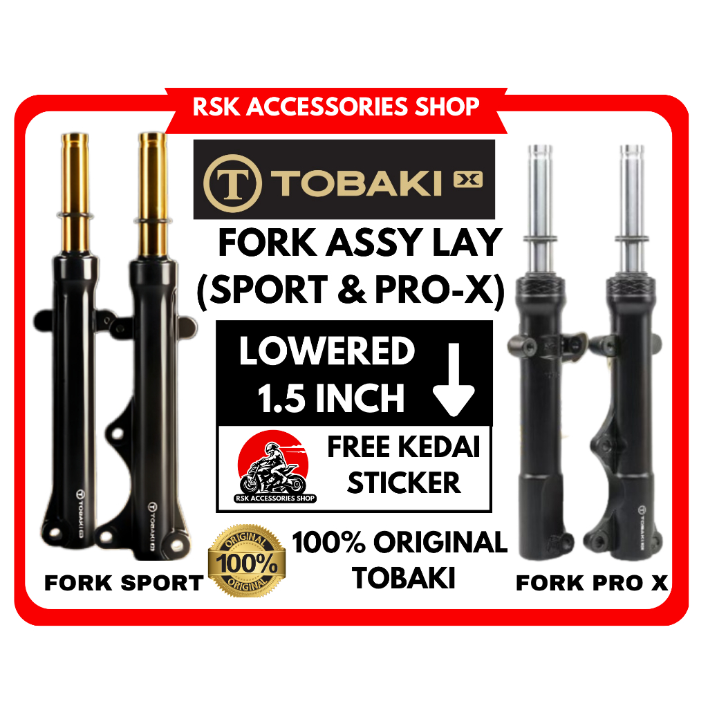TOBAKI-X PNP Fork SPORT Lowered 1.5 Y15 NVX Y16 LC135 5S 4S V8 Fi ...