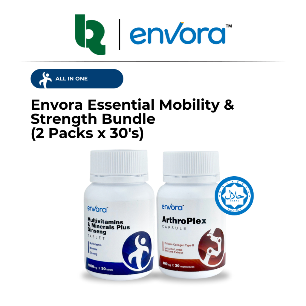 Envora Essential Mobility & Strength Bundle (2 Packs x 30's) | Shopee ...