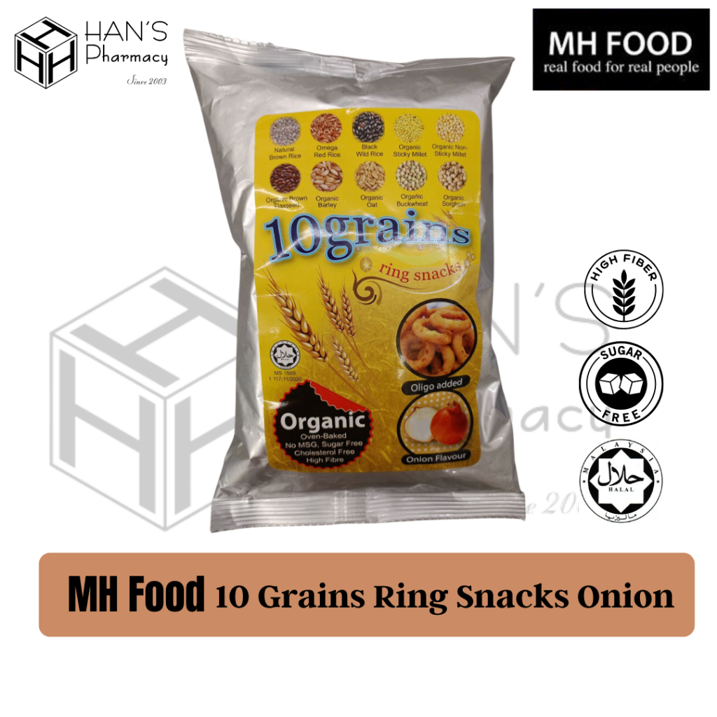 MH Food 10 Grains Ring Snack Onion 50g | Shopee Philippines