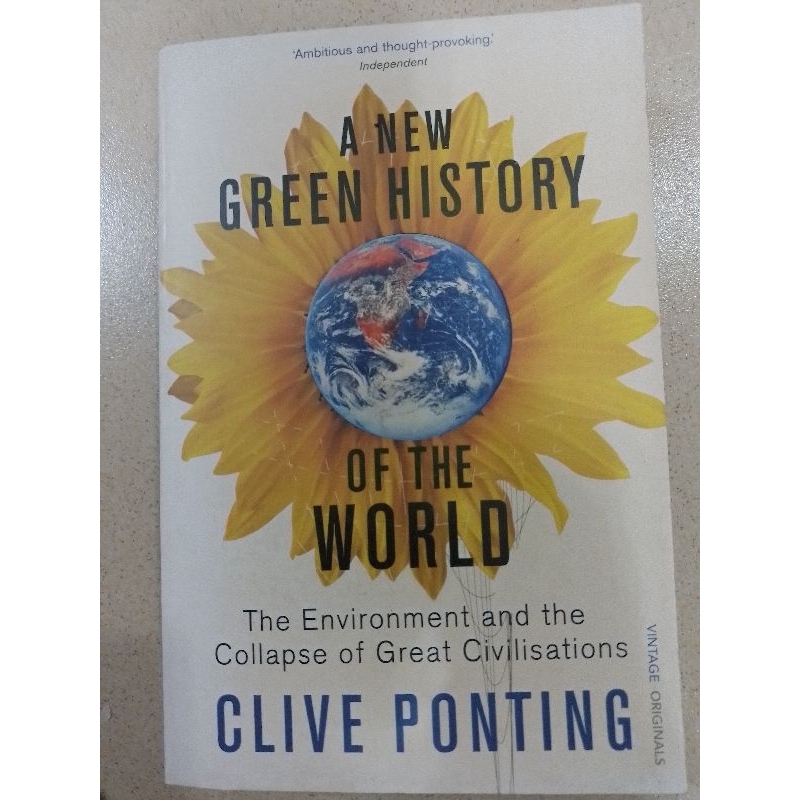 A new Green history of the world- Clive Ponting | Shopee Philippines