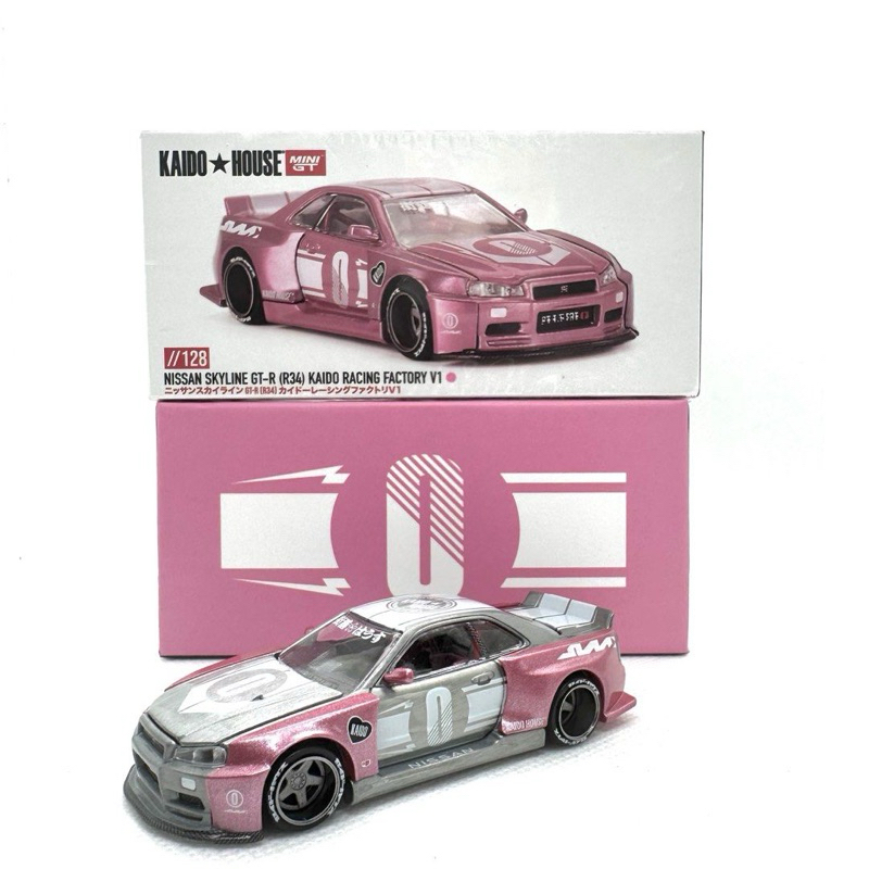 KAIDO HOUSE MINI GT NISSAN SKYLINE GTR R34 KAIDO RACING FACTORY V1 ...