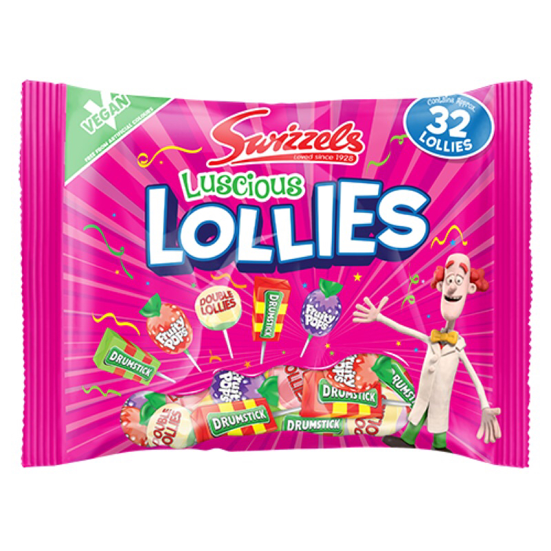 Swizzels luscious lollies 345gram | Shopee Philippines
