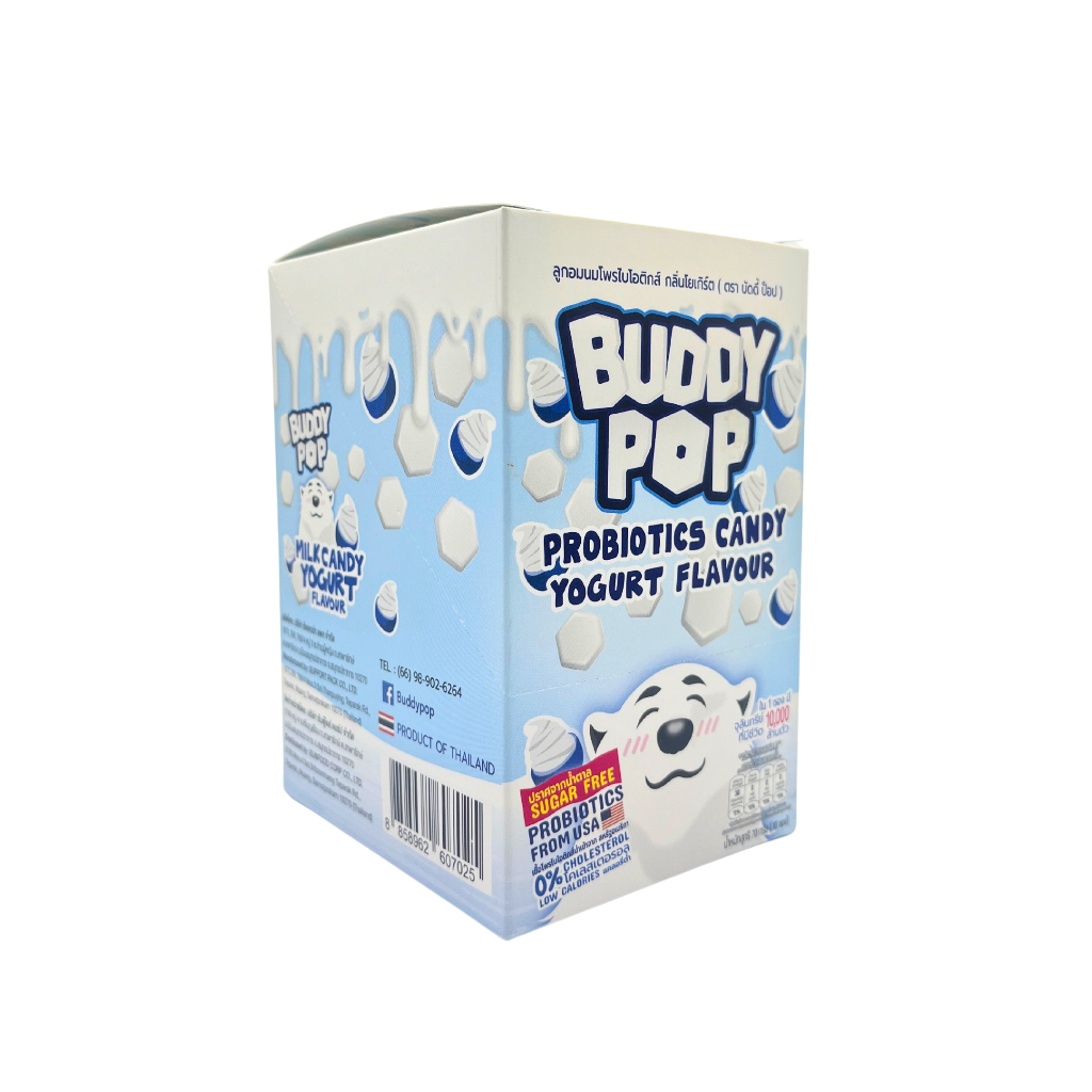 Buddy Pop Probiotics Candy Yogurt 70g (7g x 10 packs) | Shopee Philippines