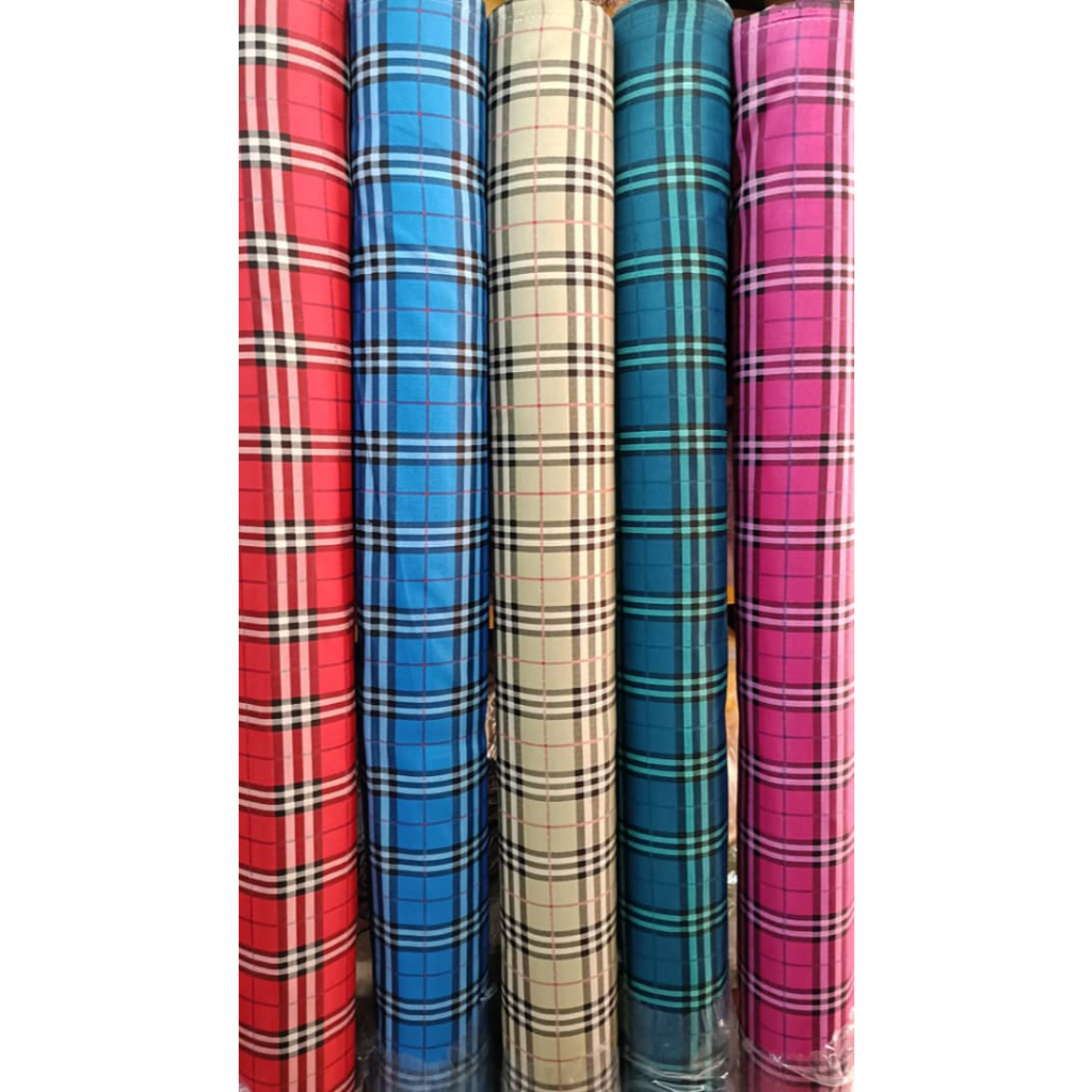 KAIN COTTON TETRON KOTAK 45INCH | Shopee Philippines