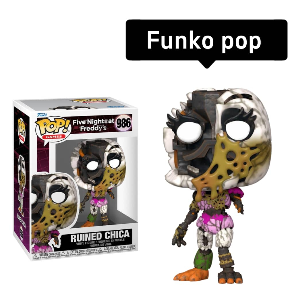 Funko Pop! Games Five Nights at Freddys 986 Ruined Chica Collectible ...
