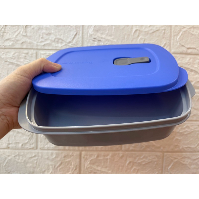 Tupperware Reheatable Divided Lunch Box Set (1L) Crystalwave ...