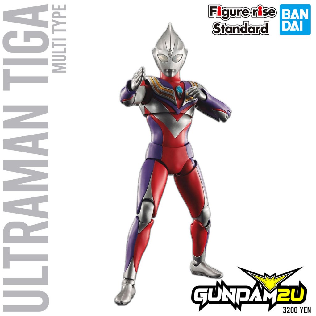 BANDAI FRS Ultraman Tiga Multitype - Figure-rise Standard Ultraman ...