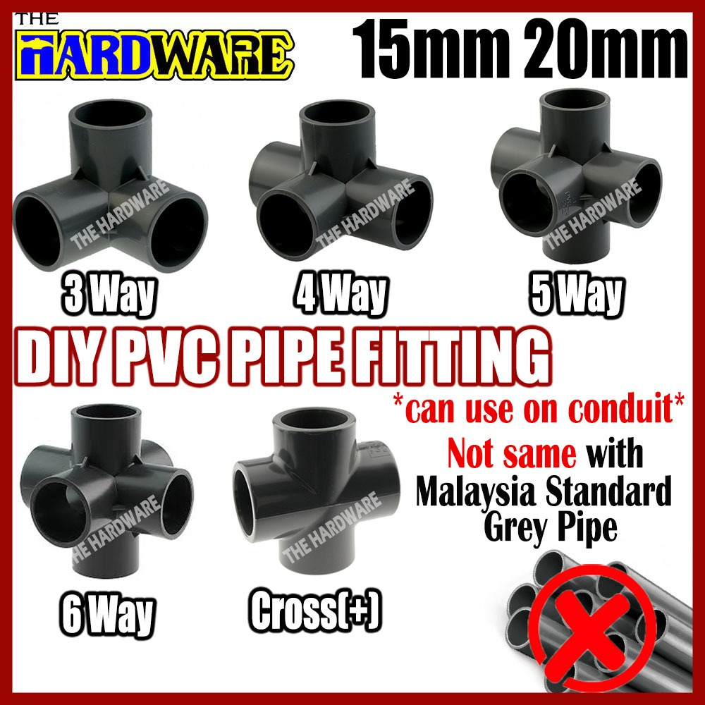[3 4 5 6Way Elbow]PVC Pipe Fitting Grey/Pvc Pipe Joint Connector ...