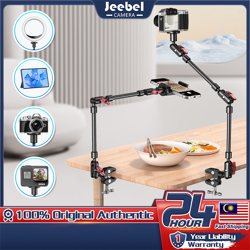 23'' Metal Magic Arm Super Crab Clamp 360 Ball Head Desktop Mount ...