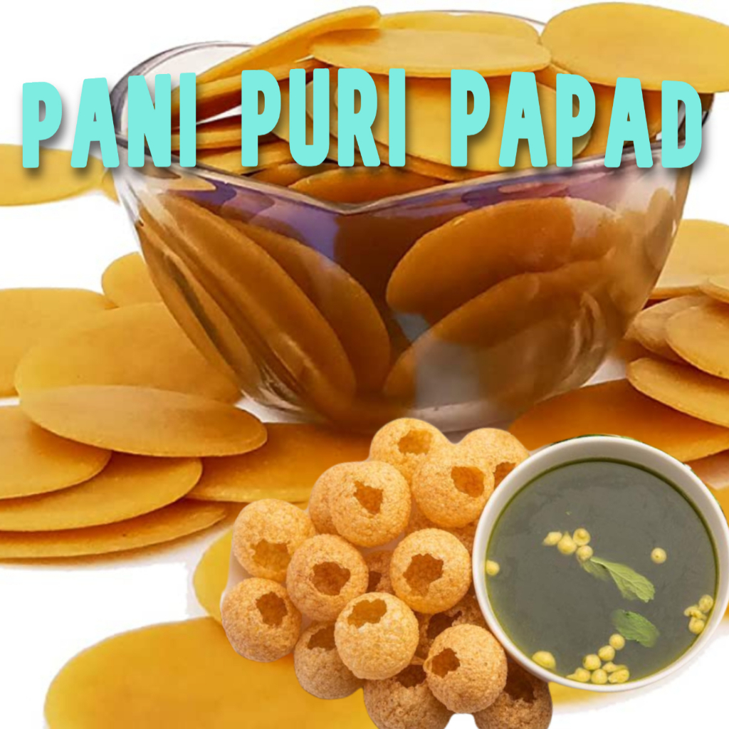 ARIS Pani Puri Halal Papad Keropok Pani Puri Halal 250g | Shopee ...